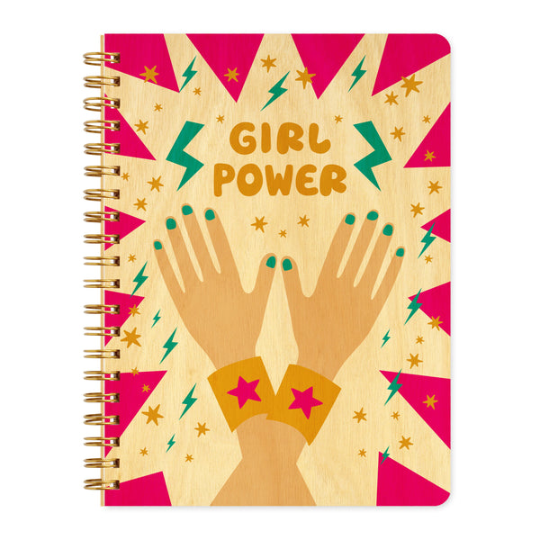 Girl Power Wood Journal – Night Owl Paper Goods