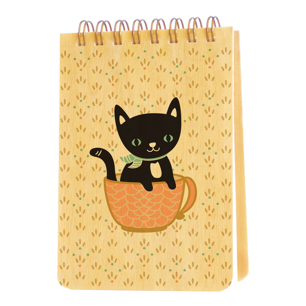 Mini Notepads with Real Wood Covers | Night Owl Paper Goods