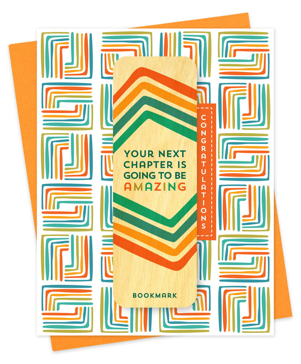Congrats Chapter Bookmark Congratulations Card – Night Owl Paper Goods